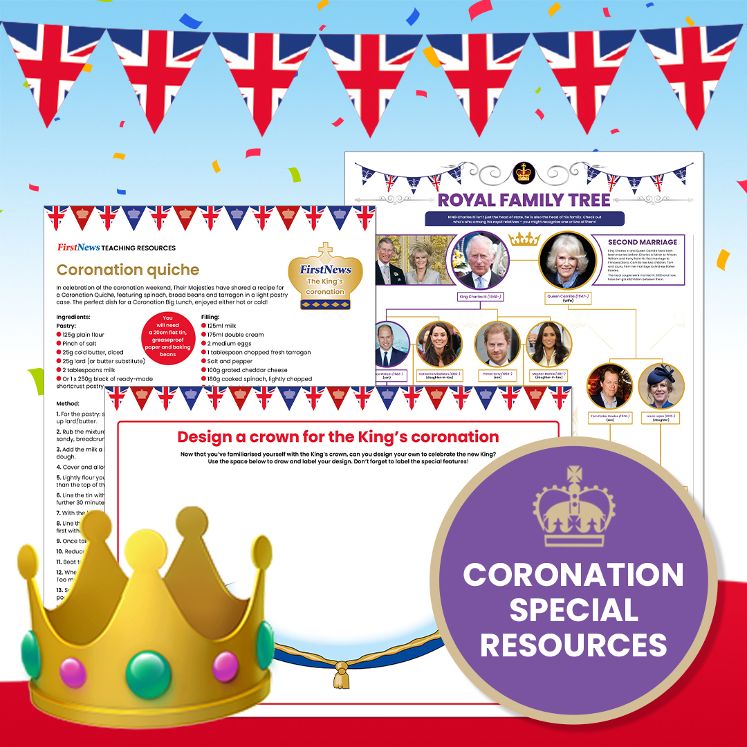 Coronation of King Charles III: School resources - First News Education