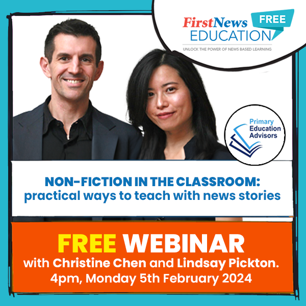 FREE Literacy CPD: Practical ways to teach with news stories - First News Education
