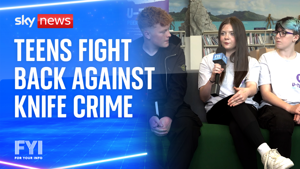 Teens fight back against knife crime (02:27) - First News Education