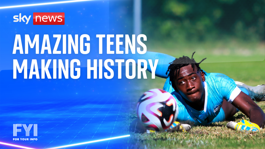 OMG! Amazing teens making history (00:54) - First News Education