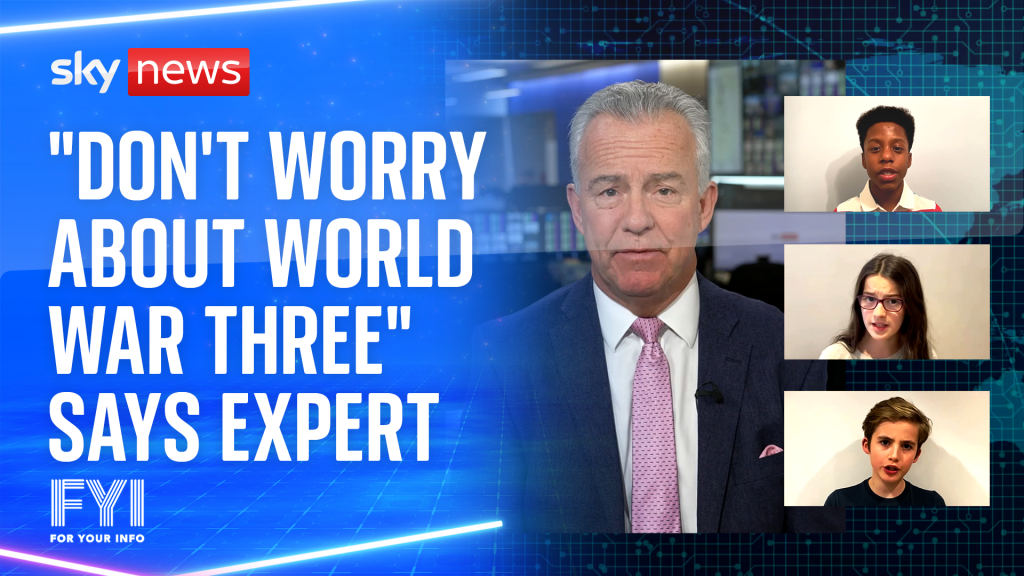 "Don't worry about World War Three" says expert (03:03) - First News ...