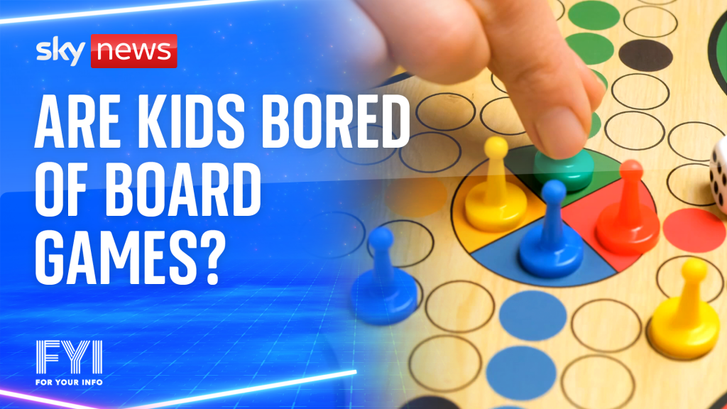 Are kids bored of board games? (01:25) - First News Education