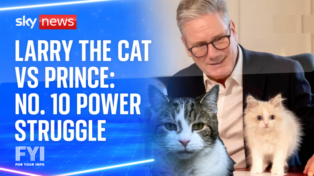 Larry the Cat vs Prince: No 10 power struggle (00:41) - First News ...