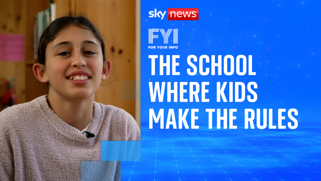 The school where kids make the rules (03:35) - First News Education